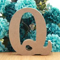 China Nontoxic Standing 3.94in Wooden Letters Alphabet For Wedding for sale