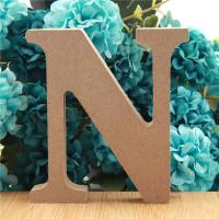 China Nontoxic Standing 3.94in Wooden Letters Alphabet For Wedding for sale