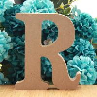 China Nontoxic Standing 3.94in Wooden Letters Alphabet For Wedding for sale