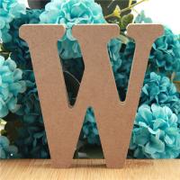 China Nontoxic Standing 3.94in Wooden Letters Alphabet For Wedding for sale