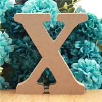 China Nontoxic Standing 3.94in Wooden Letters Alphabet For Wedding for sale