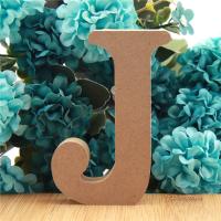 China Nontoxic Standing 3.94in Wooden Letters Alphabet For Wedding for sale