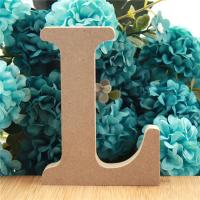 China Nontoxic Standing 3.94in Wooden Letters Alphabet For Wedding for sale