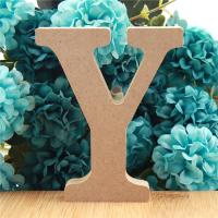 China Nontoxic Standing 3.94in Wooden Letters Alphabet For Wedding for sale