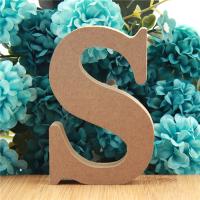 China Nontoxic Standing 3.94in Wooden Letters Alphabet For Wedding for sale