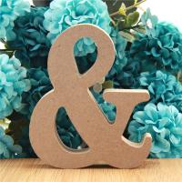 China Nontoxic Standing 3.94in Wooden Letters Alphabet For Wedding for sale