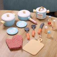 China Unisex Kids Early Education Wooden Pretend Kitchen Toys for sale