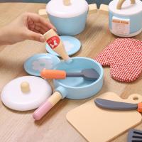China Unisex Kids Early Education Wooden Pretend Kitchen Toys for sale
