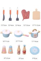 China Unisex Kids Early Education Wooden Pretend Kitchen Toys for sale