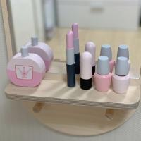 China ISO9001 Childrens Portable Montessori Wooden Cosmetic Toy Set for sale