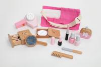 China ISO9001 Childrens Portable Montessori Wooden Cosmetic Toy Set for sale