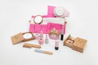 China ISO9001 Childrens Portable Montessori Wooden Cosmetic Toy Set for sale