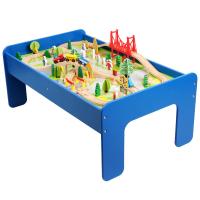 China Mini Wooden 88pcs City Road Builder Wooden Board Game for sale