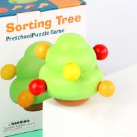 China Early Childhood Development Nut Tree Disassembly Screw Wooden Toy ISO9001 for sale