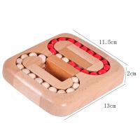 China Educational Beech Wooden Flat Ball Game With No Burr for sale