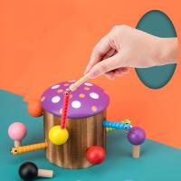 China Wooden Catch The Worm Game For Children'S Hand Eye Coordination Training for sale