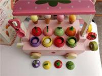 China Children'S Wooden Simulation Ice Cream Cone Machine for sale