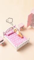 China Mini Montessori Wooden Girls Bedroom Toys With No Burr for sale