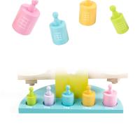 China Tasteless Wooden Balance Scale Toy For Preschool Children for sale