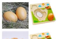 China 3D Chicken Growth Process Wooden Multi Layer Puzzle for sale