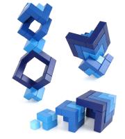 China ODM Children'S Early Education Assembled Wooden Block Puzzle Toys for sale