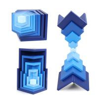 China ODM Children'S Early Education Assembled Wooden Block Puzzle Toys for sale