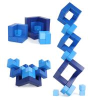 China ODM Children'S Early Education Assembled Wooden Block Puzzle Toys for sale
