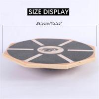 China 250kg Load 39.5cm Kids Wooden Balance Board For Sensory Integration Training for sale