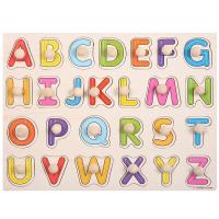 China Hand Grasp 3D Montessori Wooden Jigsaw Puzzle For Infant Education for sale