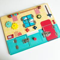 China Children Cognition Development Wooden Montessori Activity Board for sale