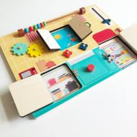 China Children Cognition Development Wooden Montessori Activity Board for sale