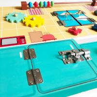 China Children Cognition Development Wooden Montessori Activity Board for sale