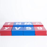 China Baby Learning Montessori Wooden Alphabet Tracing Boards for sale