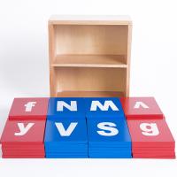 China Baby Learning Montessori Wooden Alphabet Tracing Boards for sale
