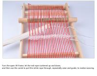 China Multifunction Children Large Wooden Weaving Loom for sale