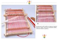 China Multifunction Children Large Wooden Weaving Loom for sale