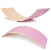 China Kids Curved Wooden Balance Board For Sensory Training for sale