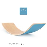 China Kids Curved Wooden Balance Board For Sensory Training for sale