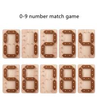 China Kids Mathematics Enlightenment Wooden Jigsaw Puzzle Toy for sale