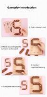 China Kids Mathematics Enlightenment Wooden Jigsaw Puzzle Toy for sale