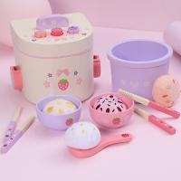 China Wooden Rice Cooker Toy For Kids Early Education for sale