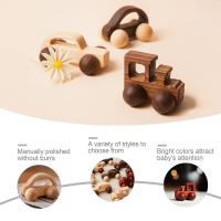 China 9/Style Baby Building Blocks Toy Maple Car Mahogany Classic Car Black Walnut Gift Toy Beech Wood Car Educational Montess for sale