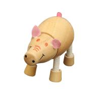 China Wooden Simulation Small Animal Blocks Forest Farm Animal Dolls Early Childhood Building Blocks for sale