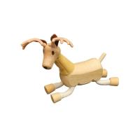 China Wooden Simulation Small Animal Blocks Forest Farm Animal Dolls Early Childhood Building Blocks for sale