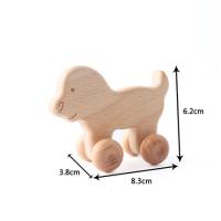China 9/Style Baby Building Blocks Toy Maple Car Mahogany Classic Car Black Walnut Gift Toy Beech Wood Car Educational Montess for sale