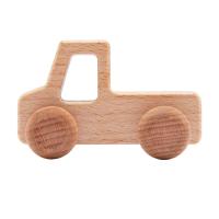 China 9/Style Baby Building Blocks Toy Maple Car Mahogany Classic Car Black Walnut Gift Toy Beech Wood Car Educational Montess for sale