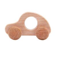 China 9/Style Baby Building Blocks Toy Maple Car Mahogany Classic Car Black Walnut Gift Toy Beech Wood Car Educational Montess for sale