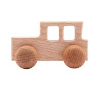 China 9/Style Baby Building Blocks Toy Maple Car Mahogany Classic Car Black Walnut Gift Toy Beech Wood Car Educational Montess for sale