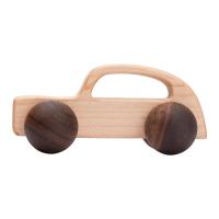China 9/Style Baby Building Blocks Toy Maple Car Mahogany Classic Car Black Walnut Gift Toy Beech Wood Car Educational Montess for sale