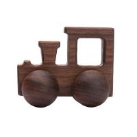 China 9/Style Baby Building Blocks Toy Maple Car Mahogany Classic Car Black Walnut Gift Toy Beech Wood Car Educational Montess for sale